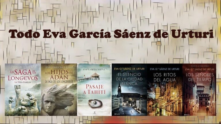 Todo sobre Eva García Sáenz de Urturi: Descubre quién es su marido y ...