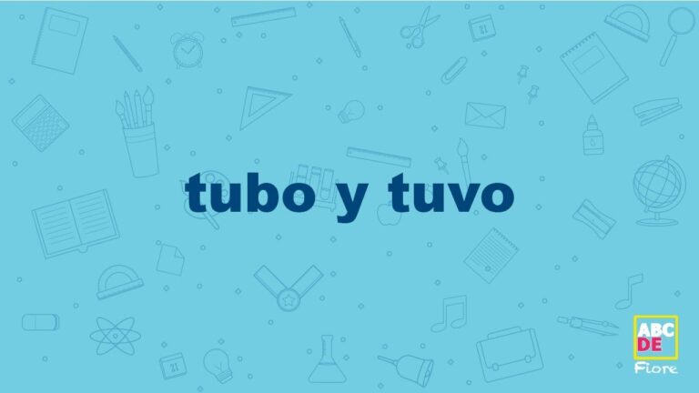 Todo lo que debes saber sobre el uso correcto de 'tubo' vs. 'tuvo' en ...