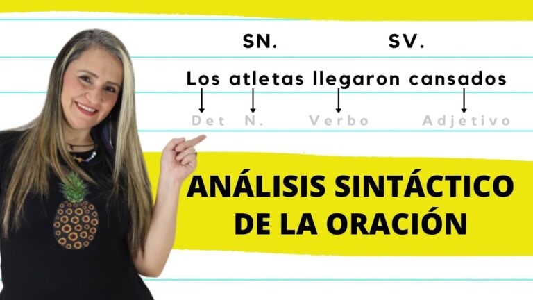 Descubre ejemplos de análisis sintáctico de oraciones en este completo ...